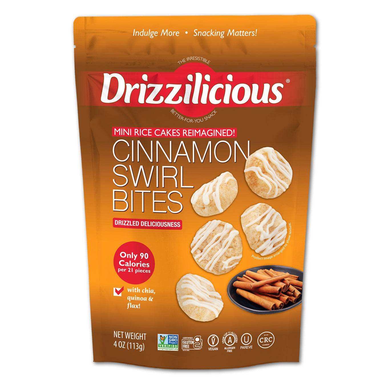Drizzilicious Cinnamon Swirl Bites (4oz)