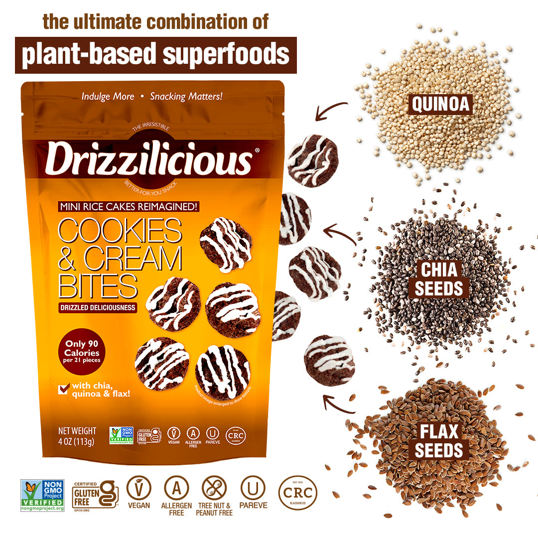 Drizzilicious Cookies & Cream Bites (4oz)