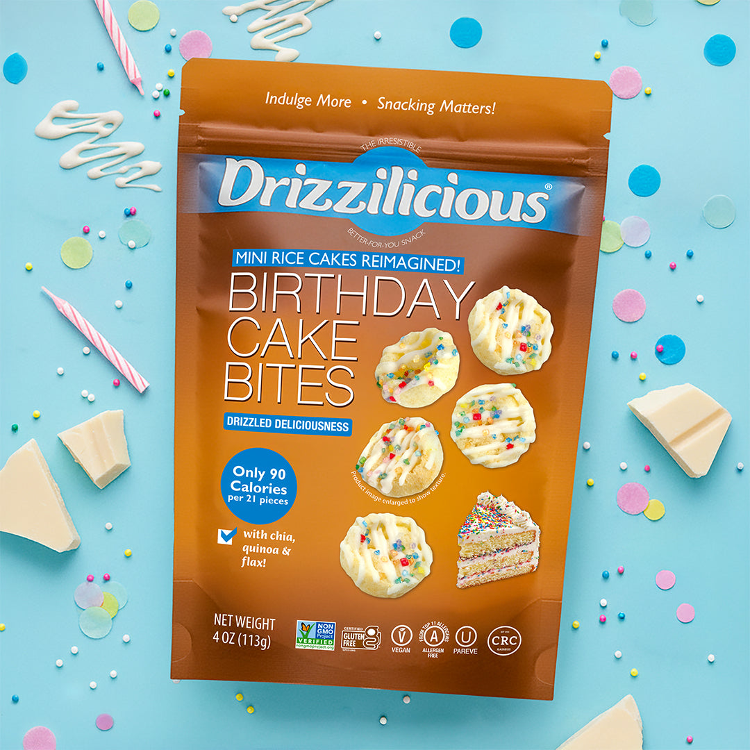 Drizzilicious Birthday Cake Bites (4oz)
