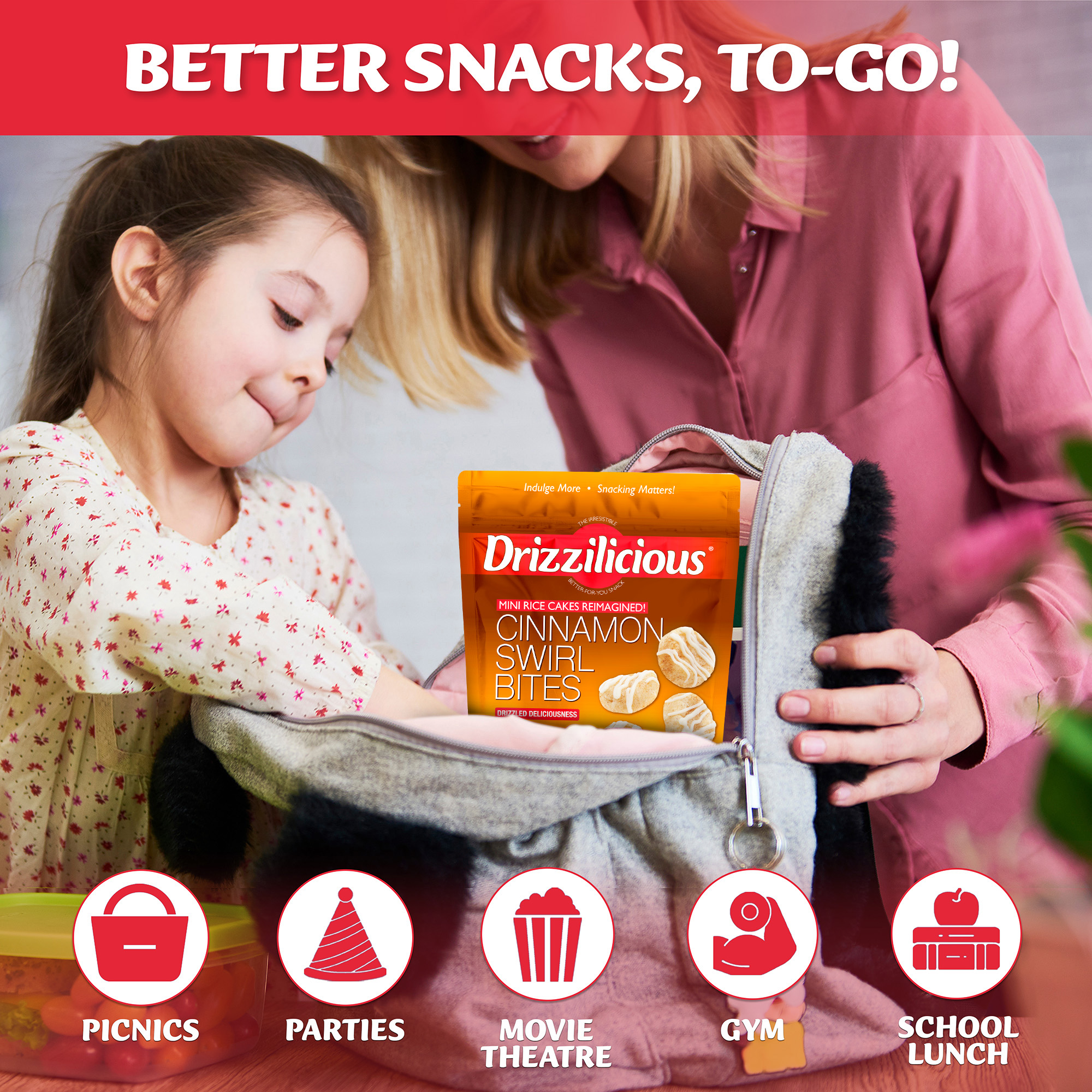 Drizzilicious Cinnamon Swirl Bites (4oz)