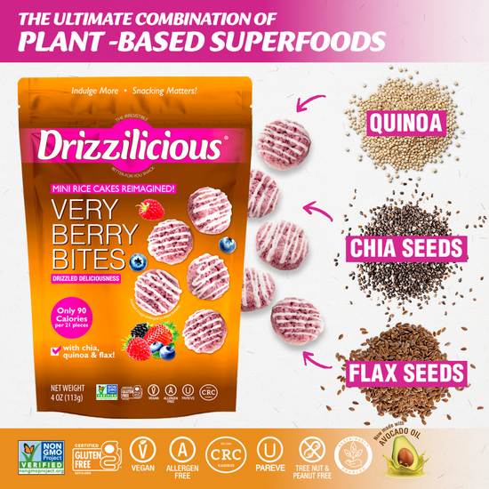 NEW! Drizzilicious Very Berry Bites (4oz)
