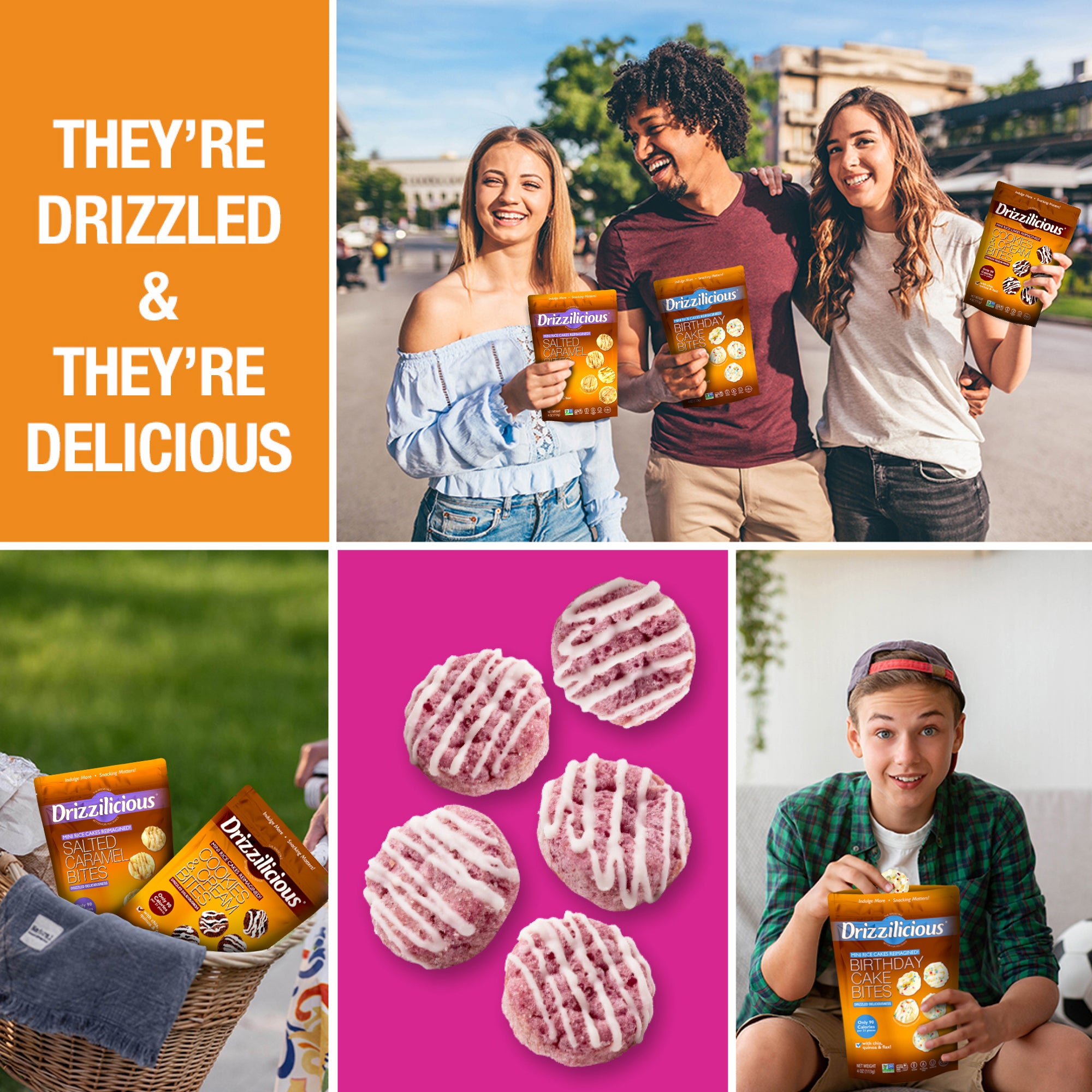 NEW! Drizzilicious Very Berry Bites (4oz)