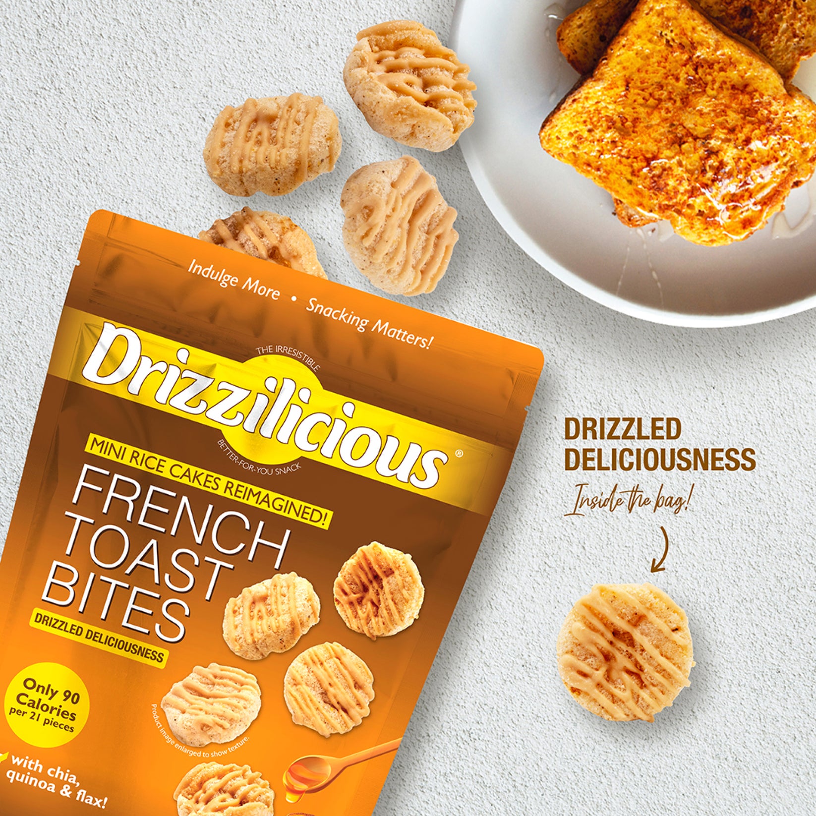 NEW! Drizzilicious French Toast Bites (4oz)